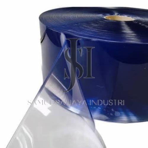 Jual PVC Curtain blue Clear 2mm x 20cm x 50 Meter (Tirai Plastik ...