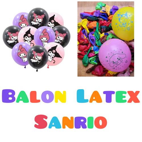 Jual 10 PCS Balon Latex Kuromi My Melody Cinnamoroll Sanrio - Sanrio ...