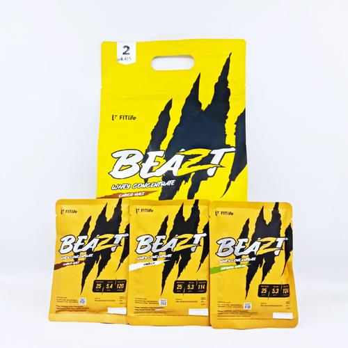 Jual Beazt Fitlife 1 sachet 41 grams Whey Protein Concentrate DPro WPro ...