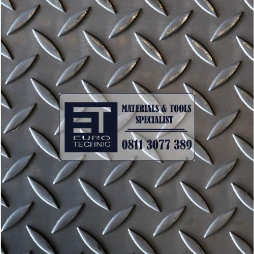 Jual Plat Bordes Besi 4 mm x 4' x 8' | Checkered plate 4 mm x 1,2 x 2,4 ...