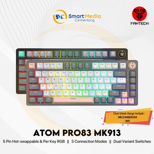 Promo Fantech ATOM PRO 83 MK913 75% Wireless Hotswap Mechanical ...