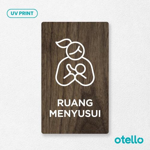 Jual RUANG MENYUSUI SIGN BOARD KAYU PRINT UV SIGNAGE LABEL PAPAN NAMA ...