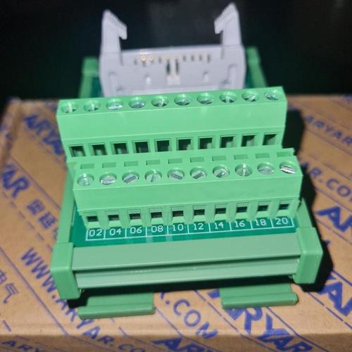 Jual Ready Idc 20 Pin Terminal Block Brakeout Board Din Rail Plc ...