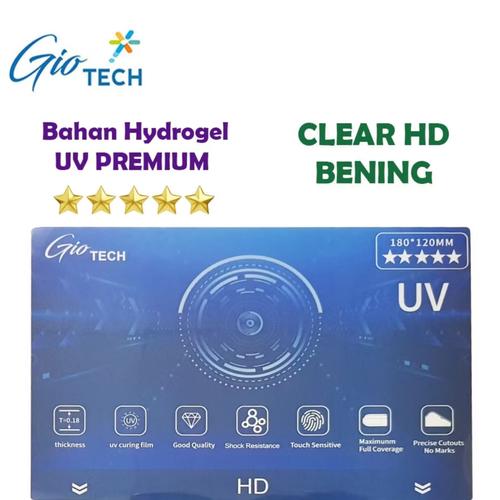 Jual Hydrogel Clear Gio Tech UV Premium 5A Grade Free potong untuk segala jenis HP - Kota ...