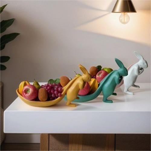 Promo Tray Storage Dekorasi Pajangan Patung Resin Rabbit Cute Bunny ...