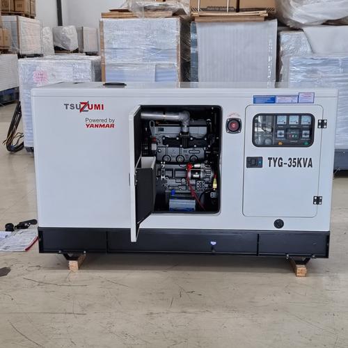 Jual Genset Yanmar 35 kva TYG35 TSUZUMI Silent Diesel Generator Set 30 ...