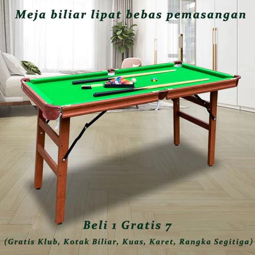 Jual SS Mini Pool Table Lipat kaki / Meja Billiard Mini / Billiard ...