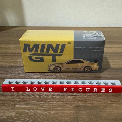 Jual Mini GT Nissan GTR R34 Top Secret Japan exclusive R34 Gold - Kota ...
