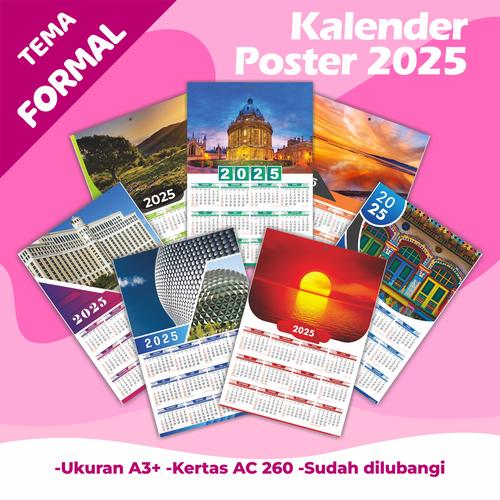 Jual Cetak KALENDER TEMA FORMAL - kalender poster - kalender dinding ...