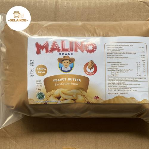 Jual Selai Kacang Halus TANPA GULA 1kg Peanut Butter Creamy NO SUGAR ...