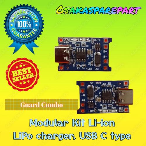 Jual Modul Kit LiPo Li-ion Charger USB C type - Kota Surabaya ...