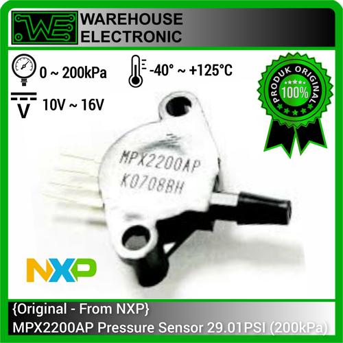 Jual MPX2200AP Pressure Sensor - ORIGINAL NXP Sensor Tekanan mpx 2200ap ...