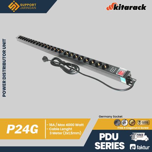 Jual Stop Kontak P24G Power Distribution Unit 24 Outlet Germany Socket ...