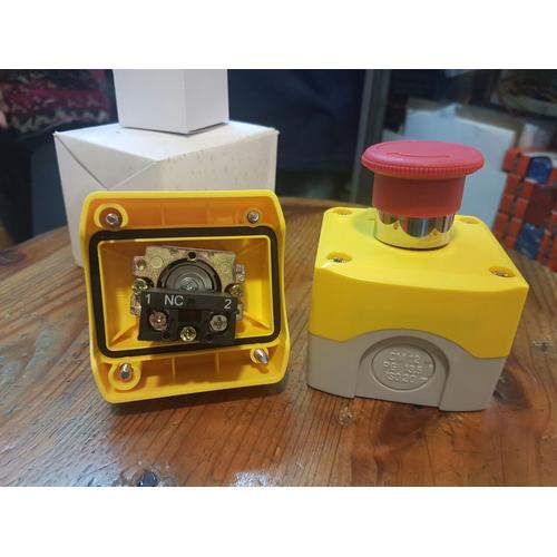Jual PUSH BUTTON SWITCH STOP EMERGENCY STOP SINGLE STOP NC - TOMBOL ...