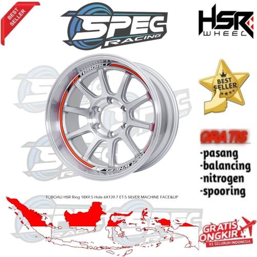 Jual Velg Mobil R18 HSR TOBOALI Pelek Racing Ring 18 Pajero Sport Fortuner Trd Vrz Triton Ford ...
