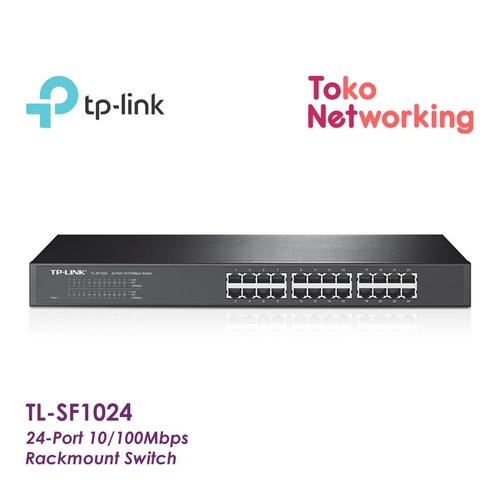 Jual Original TP-LINK TL-SF1024: 24-Port 10/100Mbps Rackmount Switch ...