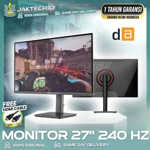 Promo Monitor LED Digital Alliance 27" 240Hz IPS FHD 1ms 99% SRGB 5ms ...