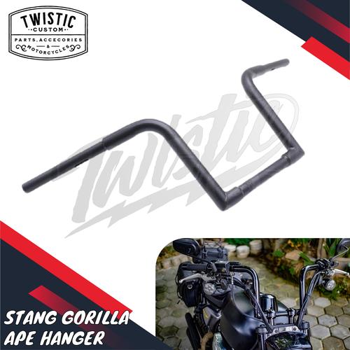 Jual Stang Motor Gorilla Ape Hanger 25 mm 1 inchi Benelli Harley ...