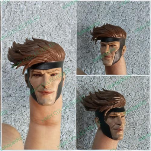 Jual hs marvel legends custom shf 1/10 1/12 gambit comic headsculpt ...