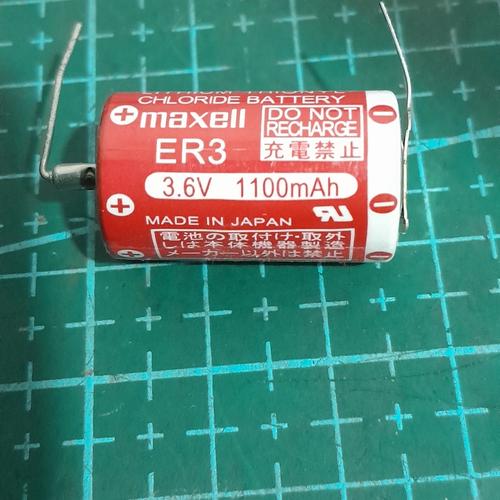 Jual Baterai Lithium Maxell PLC ER3 3.6 V 1/2AA 1100mAh - Kab. Bandung ...