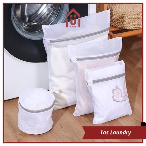 Jual UNISO - JARING LAUNDRY 60cm x 60cm ZIPPER LAUNDRY NET WASHING BAG ...