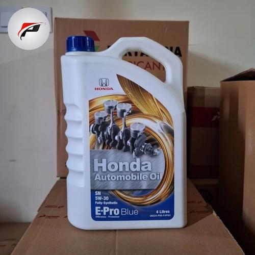 Jual Oli HONDA Epro Blue 5W-30 SN 4 Liter Oli Mesin Honda Bensin Fully ...