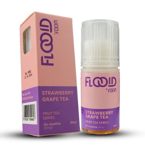 Jual FLOOID X FOOM Fruit Strawberry Grape Tea 30ML Authentic - Kota ...