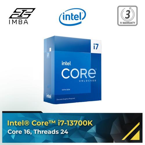 Promo Intel Core i7-13700K Processor [2.50-5.40GHz,16C/24T, LGA 1700] Cicil 0% 3x - Jakarta ...