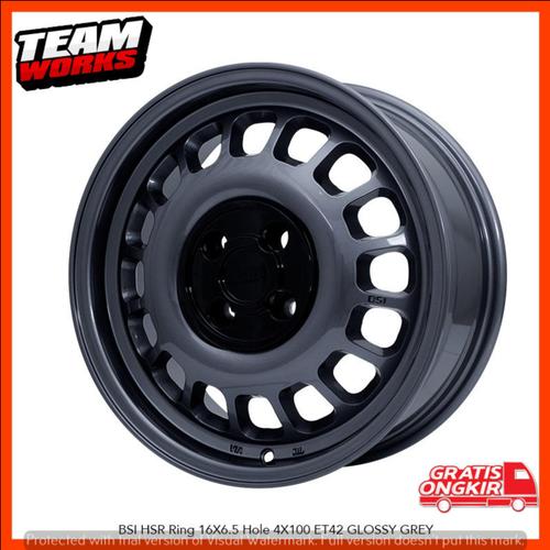 Jual VELG MOBIL RING 16 HSR TYPE BSI LEBAR 65 GLOSSY GREY UNTUK AVEO ...