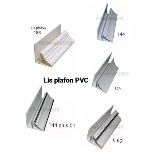 Jual lis plafon pvc / list plafon pvc minimalis - 188, 1 meter - Kota ...
