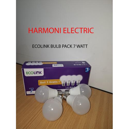 Jual Ecolink Lampu Bohlam Multipack LED Bulb 7 WATT Putih Cool Day ...