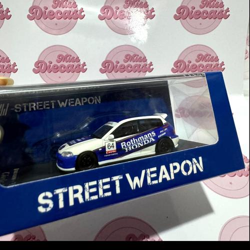 Jual Diecast 1:64 Street Weapon Civic EG6 Rothmans Honda - Jakarta ...