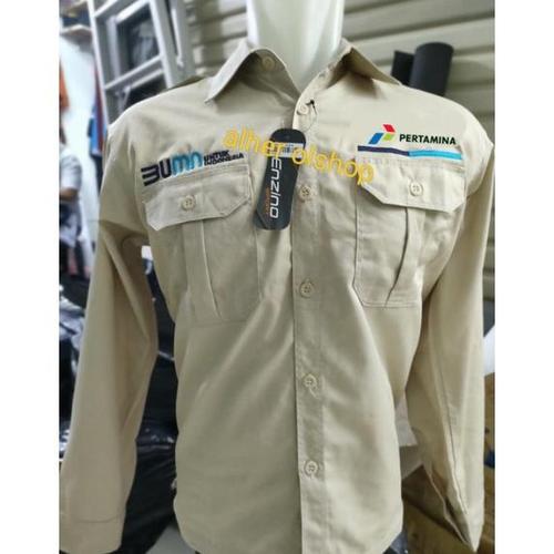 Jual kemeja Pertamina baju Pertamina seragam Pertamina pdh Pertamin ...