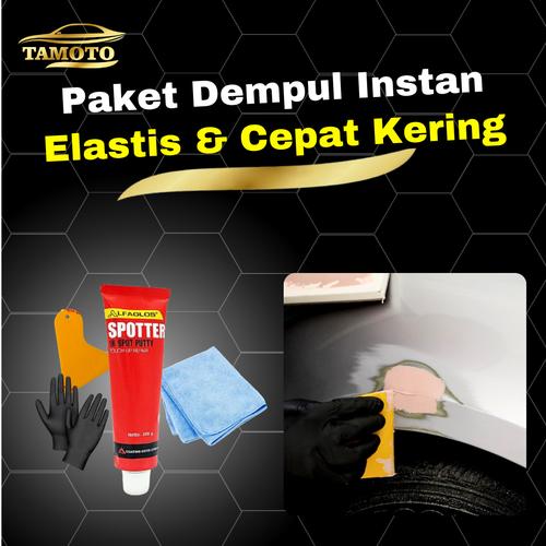 Promo Dempul body motor mobil siap pakai / Dempul odol Alfaglos spot ...