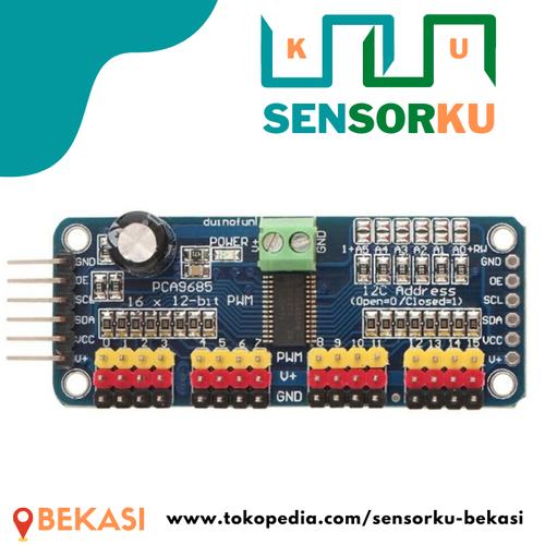 Jual PCA9685 PCA 9685 16 Channel 12-bit PWM I2C Interface Driver Motor ...