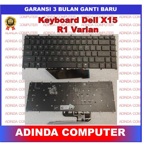 Jual Keyboard Dell Alienware X15 R1 R2 Black RGB Backlight Backlite ...