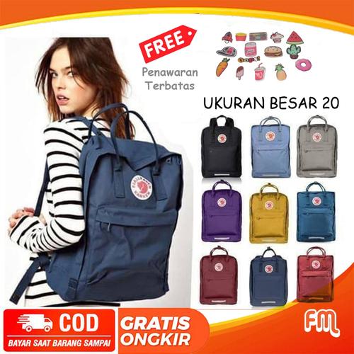 Jual Tas Ransel Backpack Kan Ken Large 20L / Tas Sekolah Wanita - ox ...
