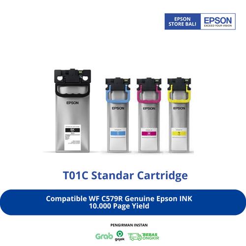 Jual Tinta EPSON T01C Standard Tinta printer Epson WF C579R 579R ...