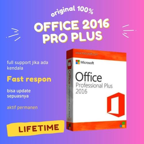 Jual Microsoft Office 2016 Pro Professional Plus Original Lisensi - lisensi + DVD - Jakarta ...
