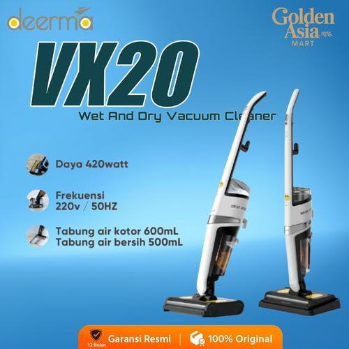 Jual Deerma VX20 Wet Dry Smart Vacuum Cleaner dual Shaft Penyedot Debu/Pel - Kota Medan - Golden ...