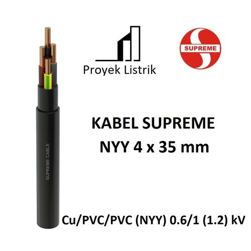 Jual SUPREME Kabel NYY 4x35 mm TUFUR KAWAT 4 x 35 Cable 4x35mm 4 x 35mm ...