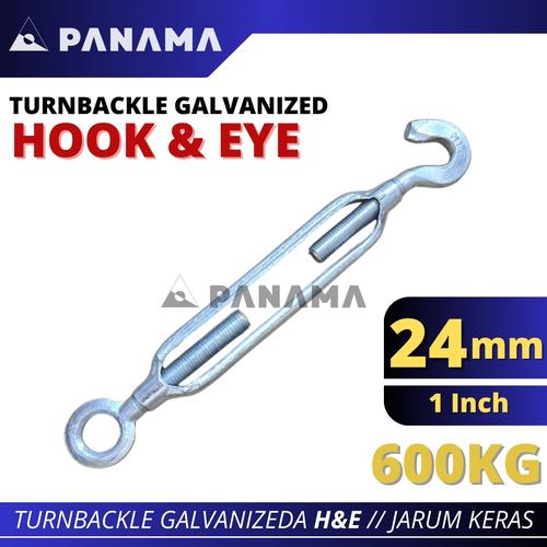Jual Turnbuckle M24 Jarum Keras GALVANIS Hook & Eye Span Skrup ...