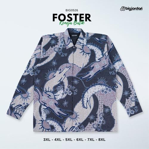 Jual BIG JORDAN kemeja batik lengan panjang jumbo XXXL XXXXL kemeja ...