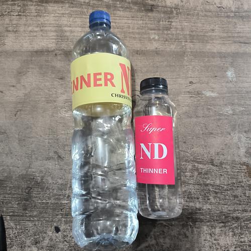 Jual Thinner nd botol kemasam 500 ml 1000 ml kualitas 1 - 1000 ml ...