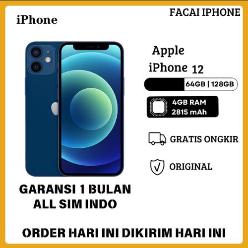 Jual iPhone 12 64GB/128GB/256GB Seken Fullset Mulus 100% Original - Biru, 128 gb - Jakarta Barat ...
