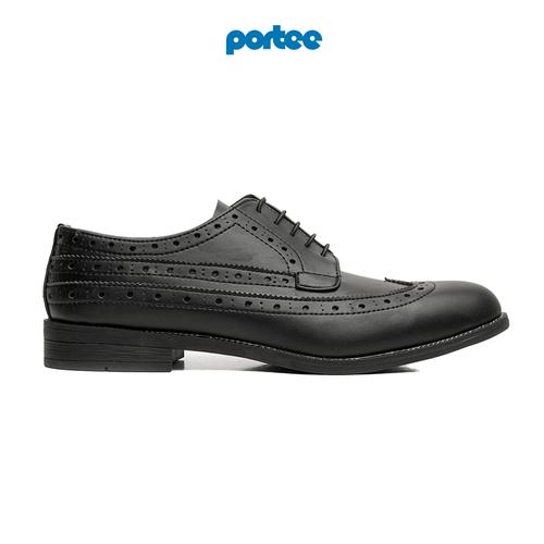 Jual Sepatu Kerja Pria Portee Goods Derby Longwing Hitam - Kota Bandung ...