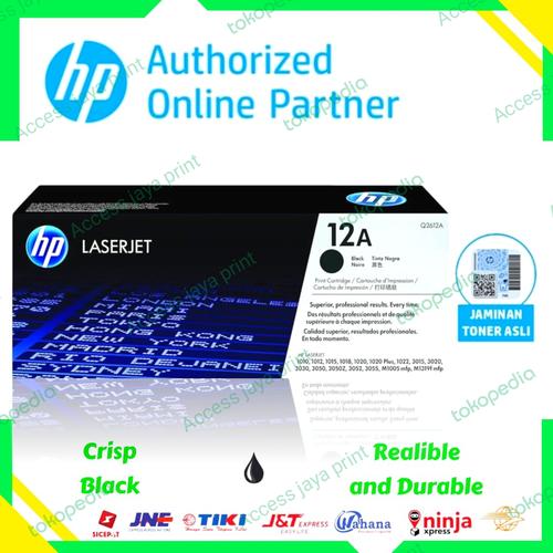 Jual Toner Hp Laserjet 12A Black Original Cartridge Q2612A - Jakarta Selatan - Access jaya print ...