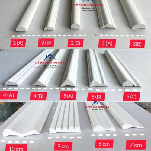 Jual Jabodetabek - Wall moulding Polos List gypsum Hiasan dinding ...