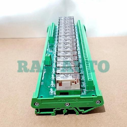 Jual MODULE RELAY 16 CHANNEL 24DC FOR OUTPUT TRANSISTOR PLC W/LED ...