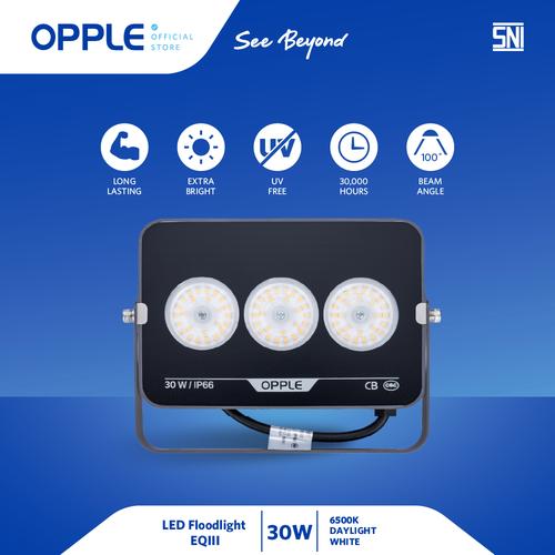 Promo OPPLE Lampu LED Floodlight 30W 6500K EQ III Putih - Kab ...